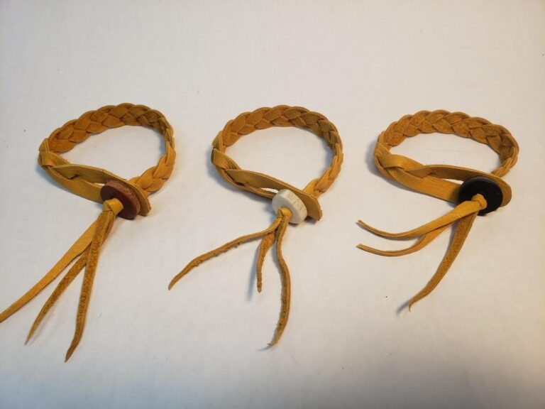 Deer Hide 3 Strand Braid and 2 Strand Cord – Mountain Mike Custom Leather