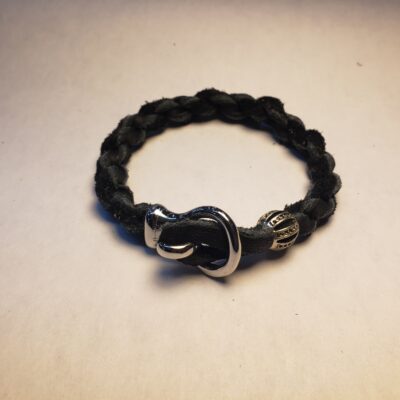 Elk Hide Bracelet 2 V2 – Mountain Mike Custom Leather
